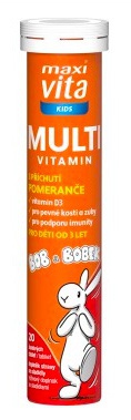 Maxi Vita Kids Multivitamin 20 šumivých tabliet | Fitness007.sk